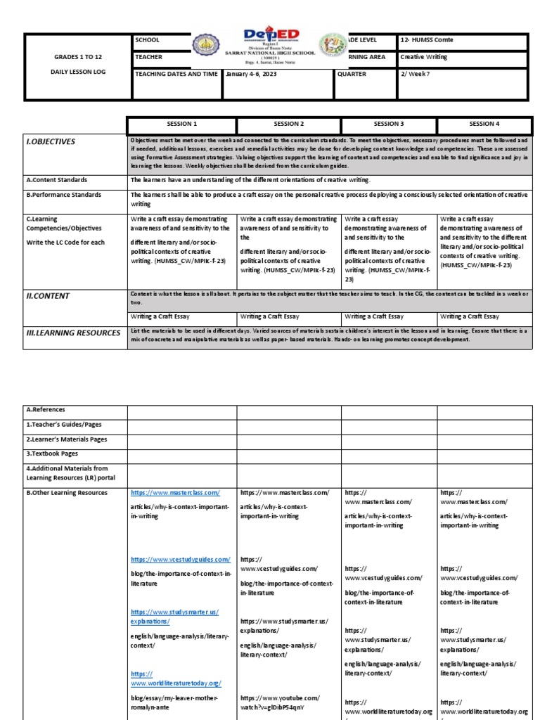 I Objectives | Download Free PDF | Learning | Educational Assessment