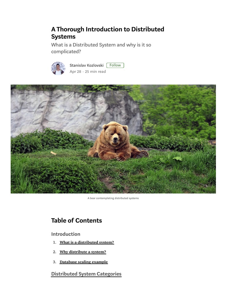 Introduction to Distributed Systems | PDF | Apache Hadoop | Map Reduce