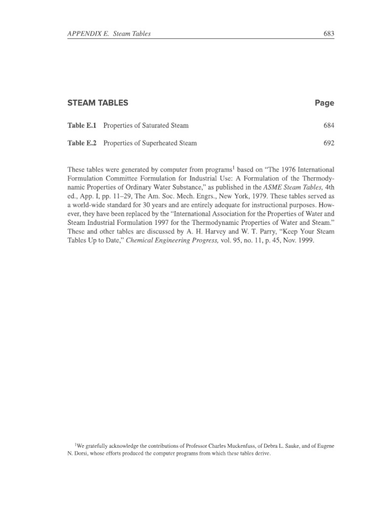 Saturated Steam Table PDF | PDF