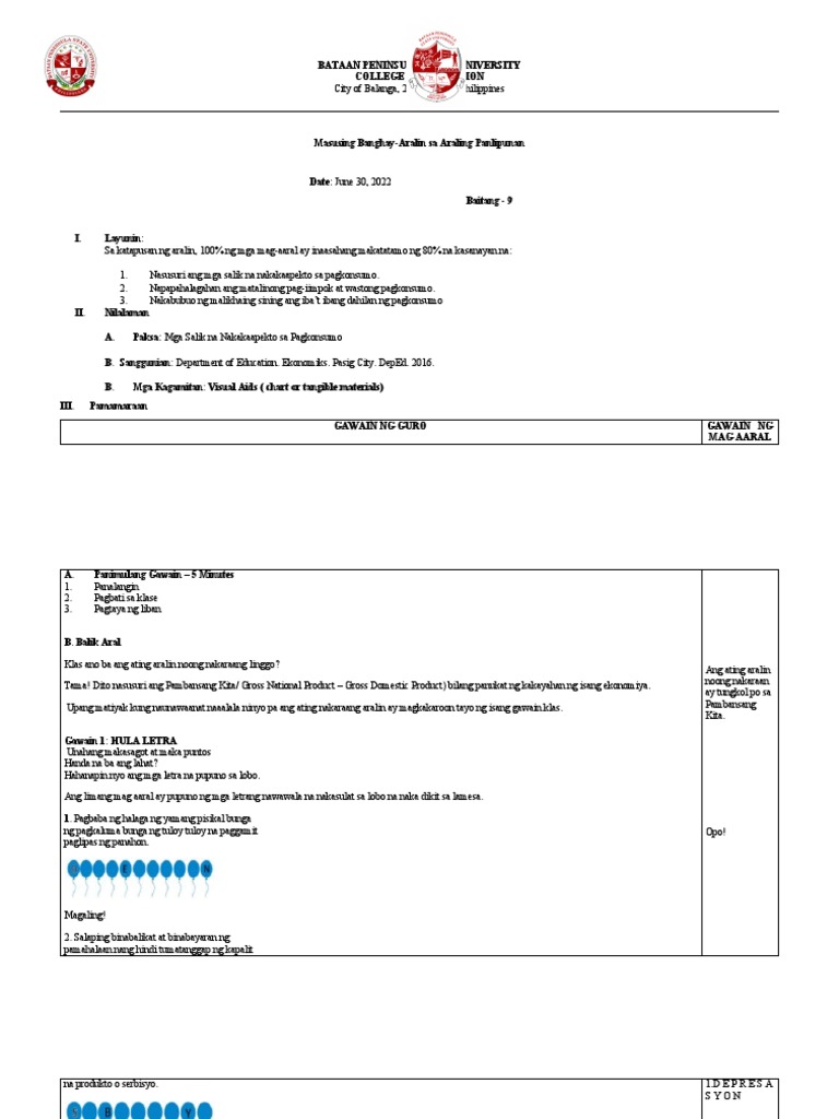 REvised LP Lesson Plan Ah | PDF