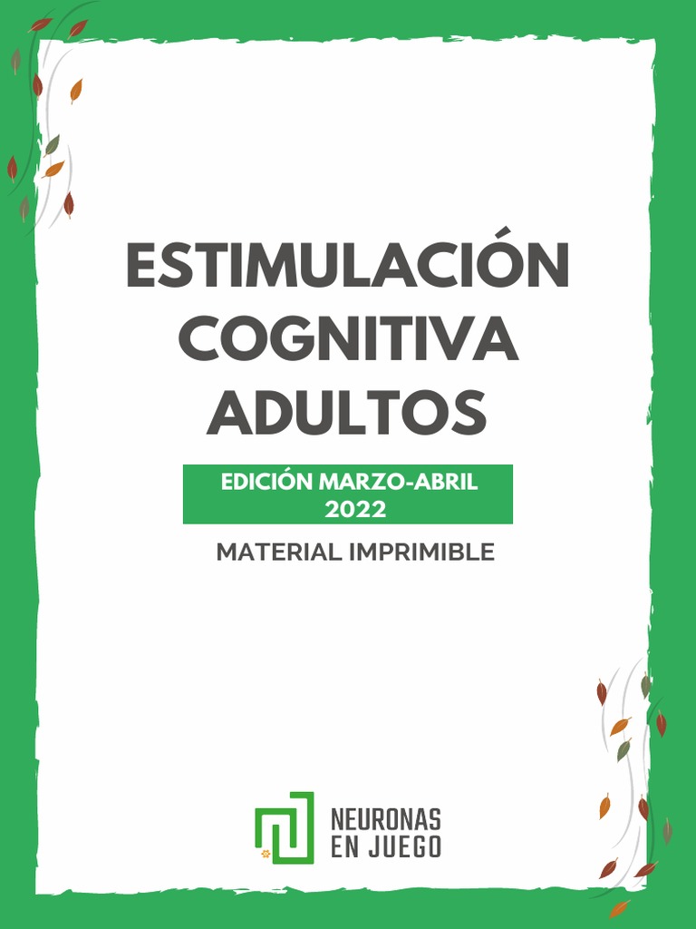 Estimulación Cognitiva para Adultos | PDF | Neurociencia