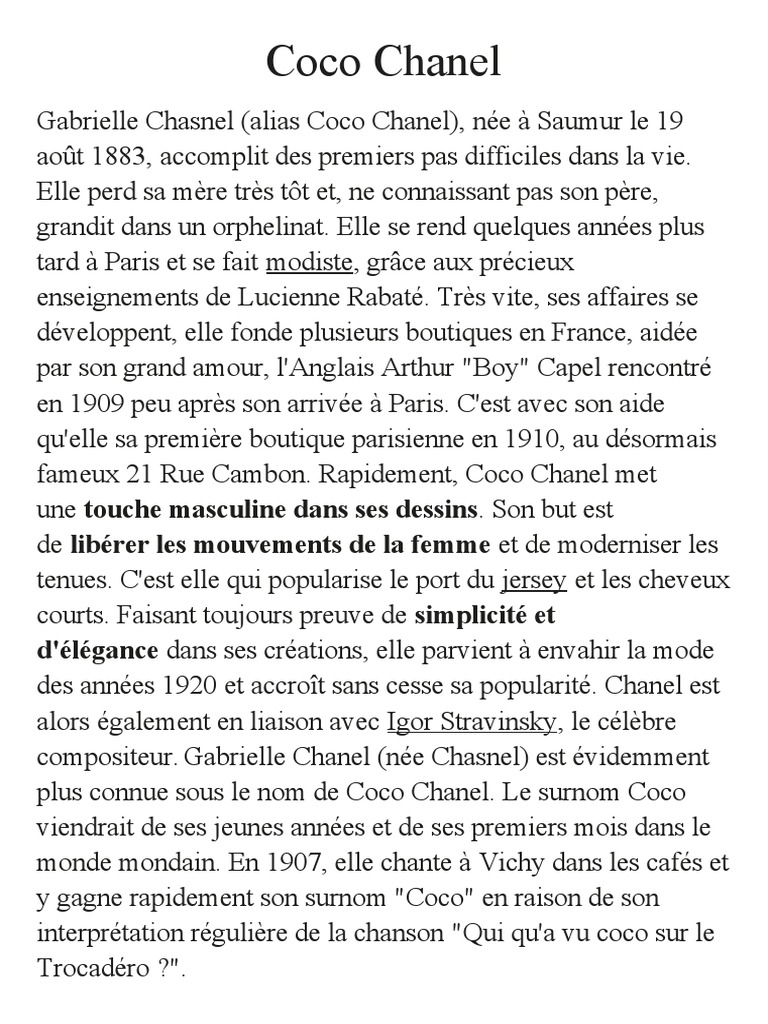Coco Chanel | PDF