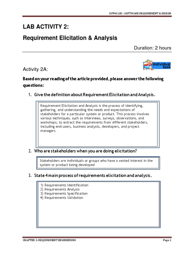 DFP40182 Lab Activity 2 SRD PDF | PDF | Business | Computing