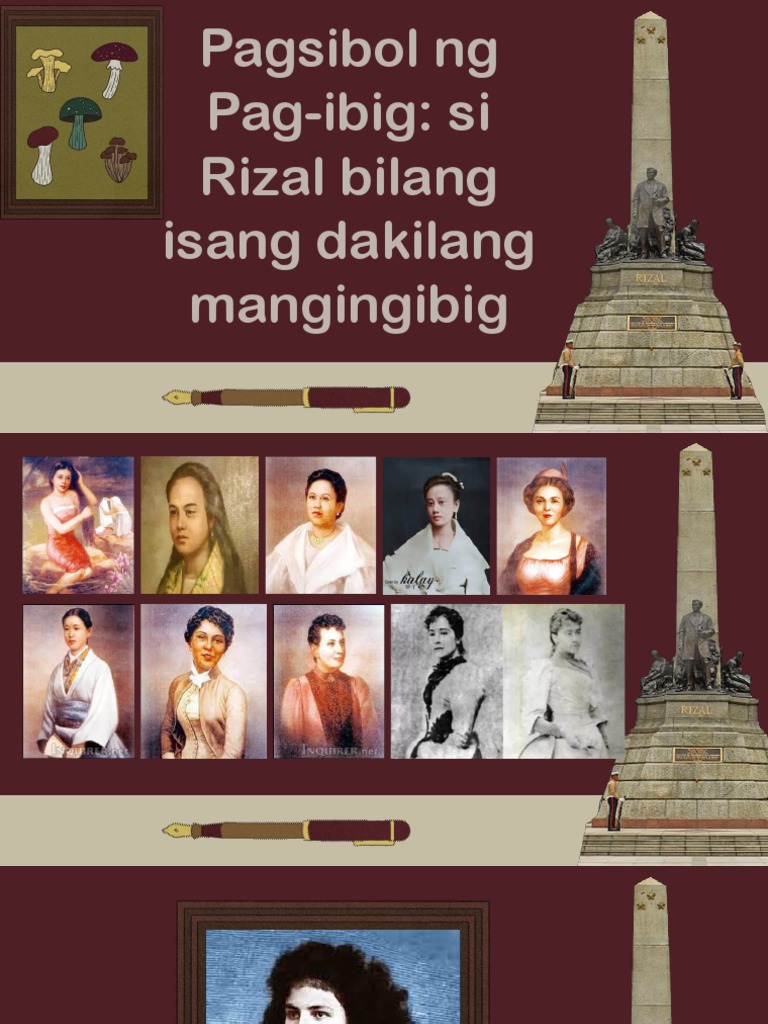 Pagsibol NG Pag-Ibig: Si Rizal Bilang Isang Dakilang Mangingibig | PDF