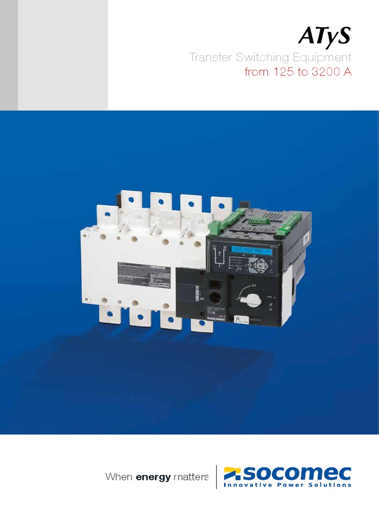 Atys - Brochure - 125 - 3200a | PDF | Safety | Electrical Engineering