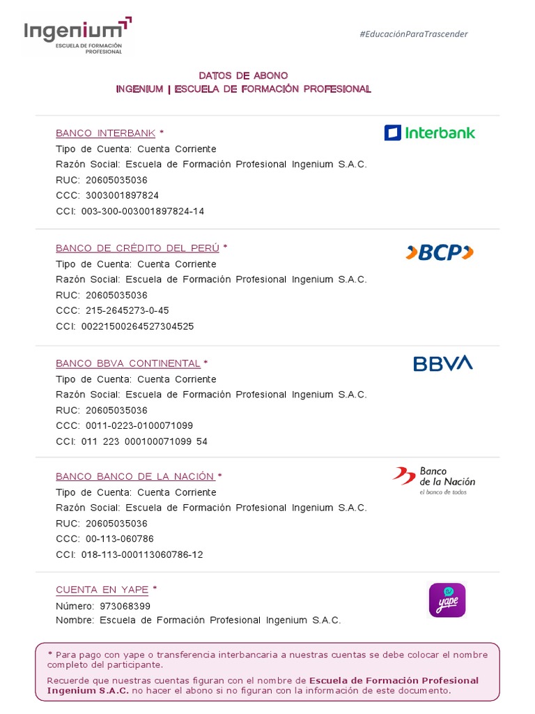 Cuentas Recaudo Ingenium 2023 PDF | PDF