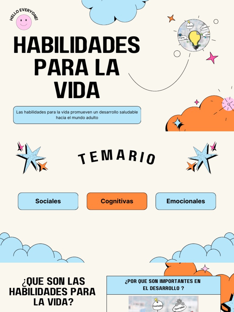 Habilidades para La Vida | PDF | Las emociones | Pensamiento
