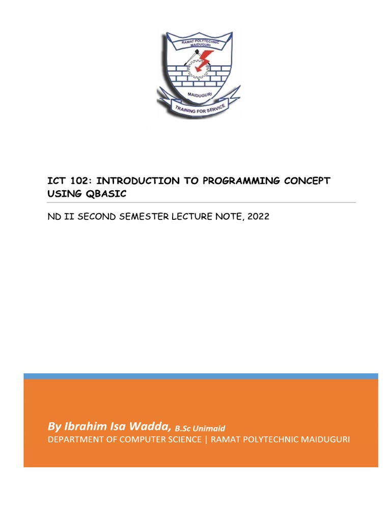 ICT 102 Lecture | PDF