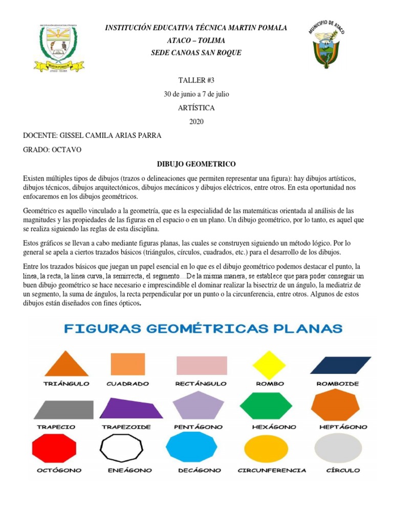 Artistica Octavo T 3 | PDF | Geometría | Dibujo