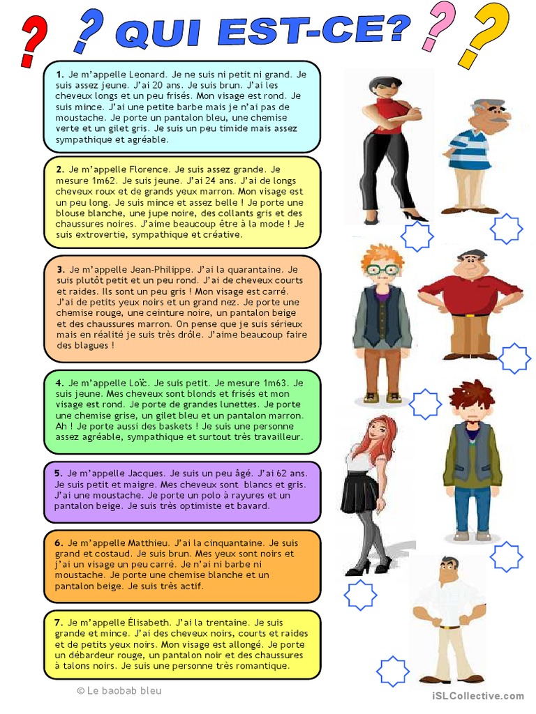 Compréhension Écrite - La Description | PDF | Gris