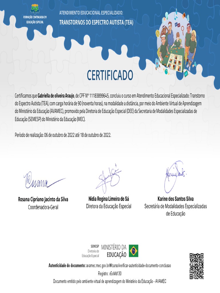 Documento - AEE - Transtornos Do Espectro Autista (TEA) PDF | PDF