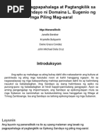 Halimbawa NG Monologo | PDF