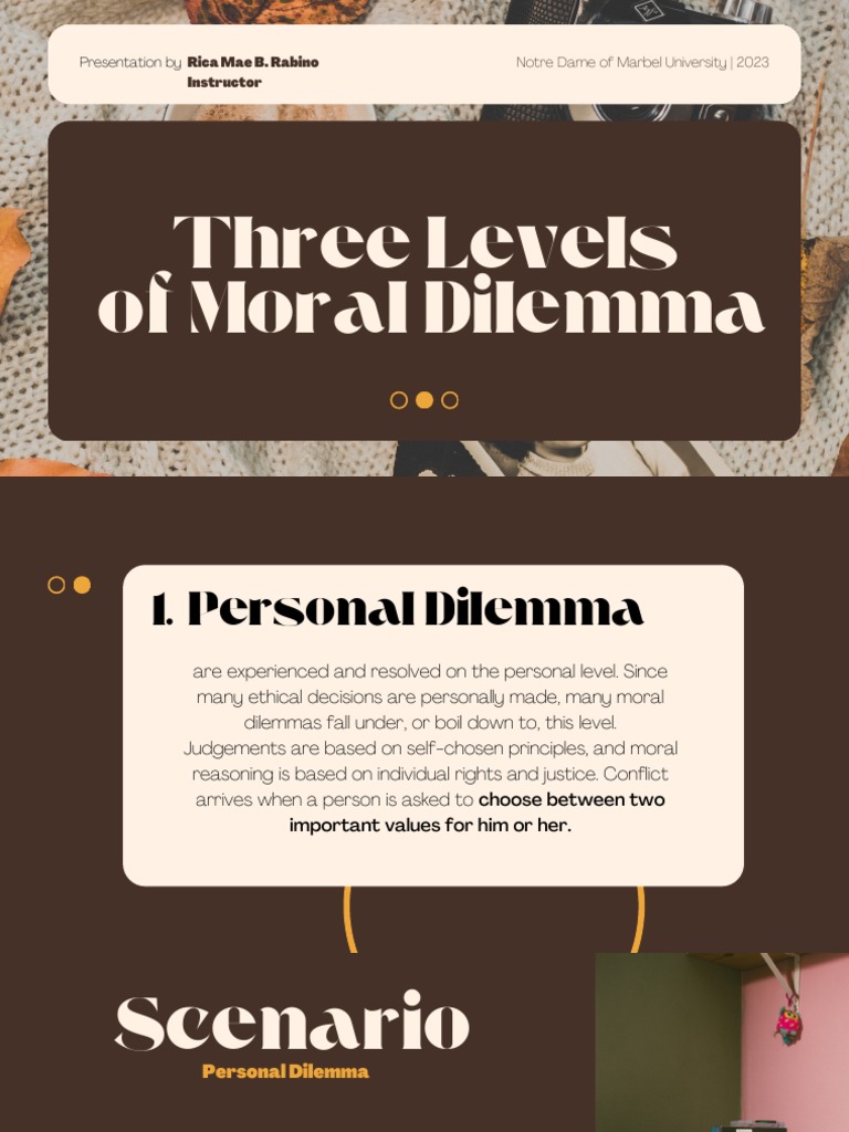 Levels of Dilemma | Download Free PDF | Medicine | Health Care