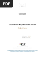 Project Terms of Reference Template | PDF | Feasibility Study | Evaluation
