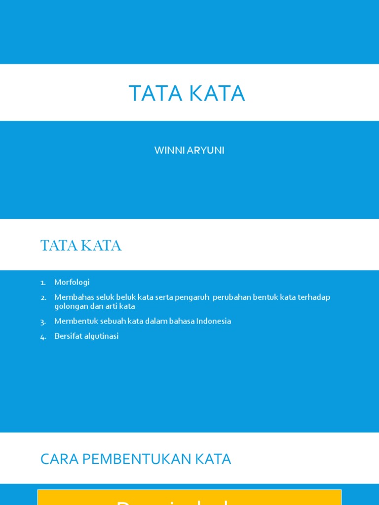 Tata Kata | PDF