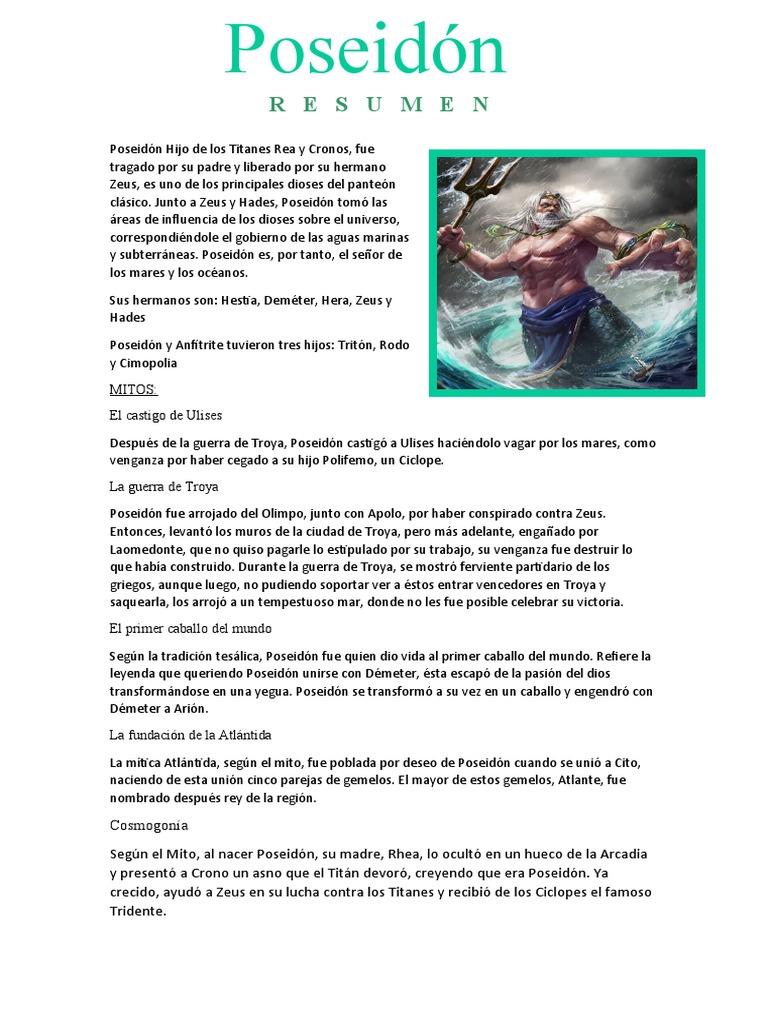 Poseidon | PDF