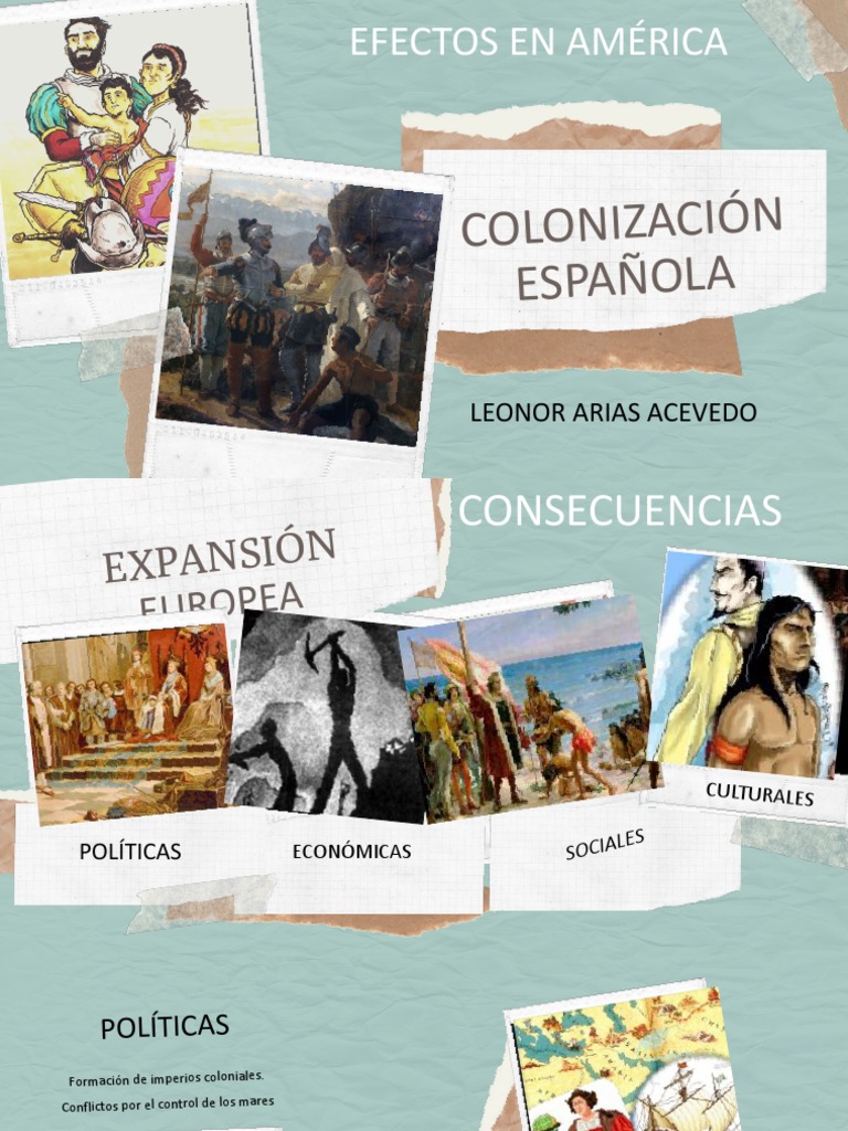 La Colonización Española 1 Medio | PDF | España | Colonialismo