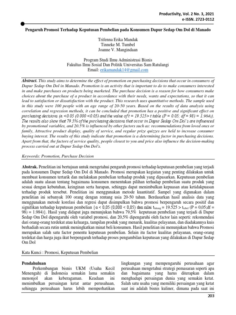 Npioh, JURNAL ERIKA 203-207 PDF | PDF | Methodology | Scientific Method