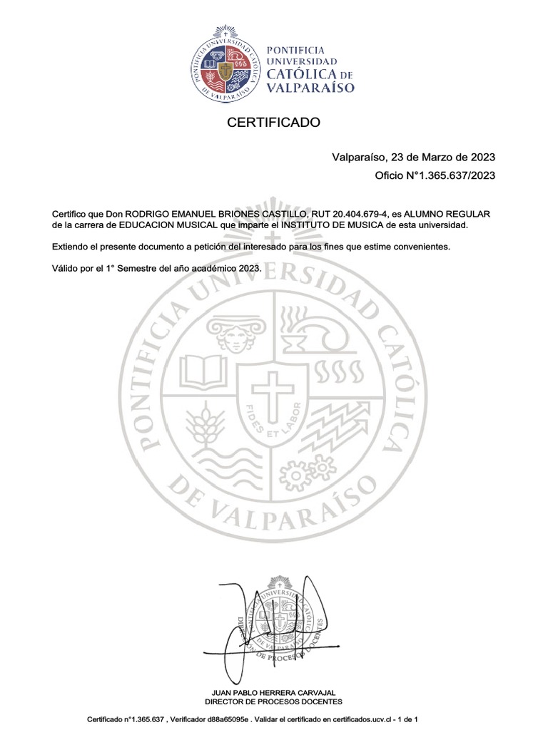 Certificado 16796145811075 | PDF