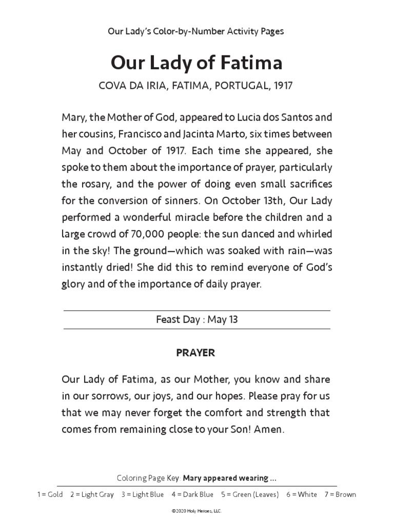 OL CBN3 Our Lady of Fatima PDF | Download Free PDF | Our Lady Of Fátima | Family Of Jesus