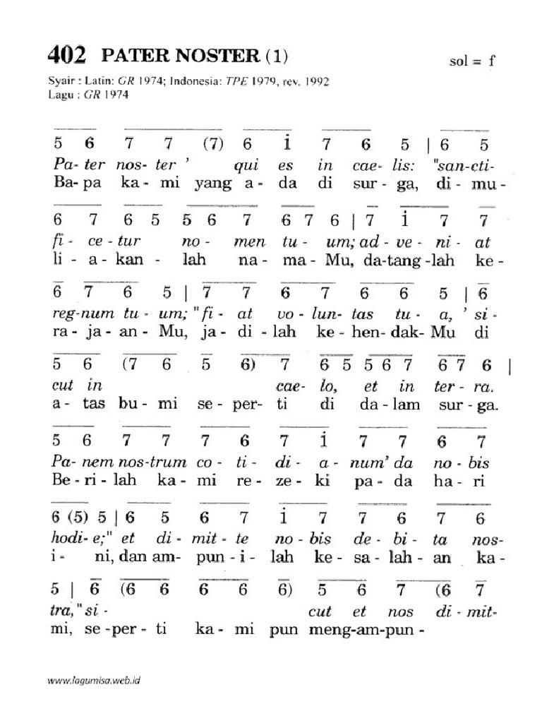 Pater Noster 402 PDF | PDF