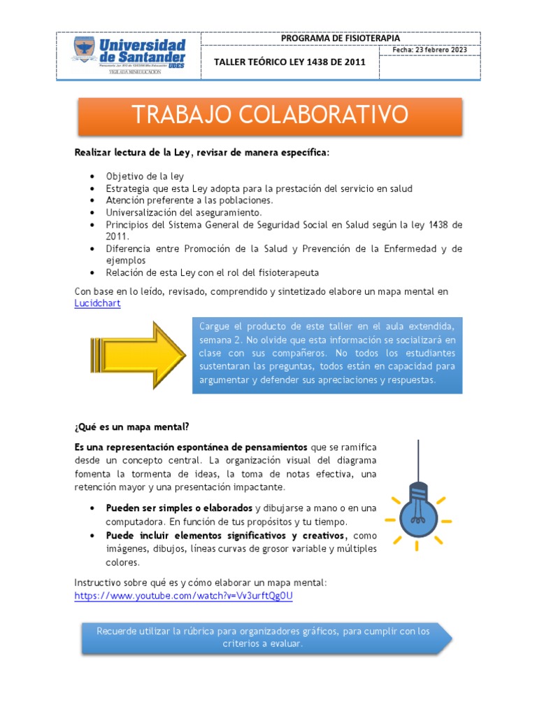 Taller Ley 1438 de 2011 PDF | PDF