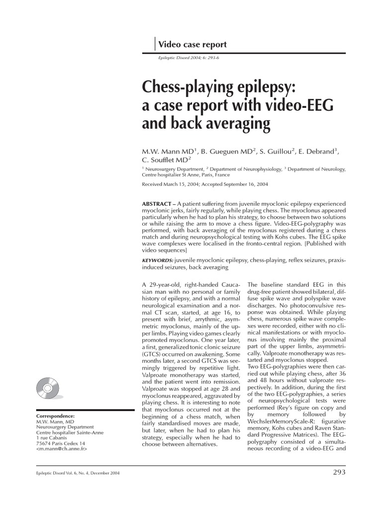 Epd-265699-1697-Chess Playing Epilepsy A Case Report With Video Eeg and ...
