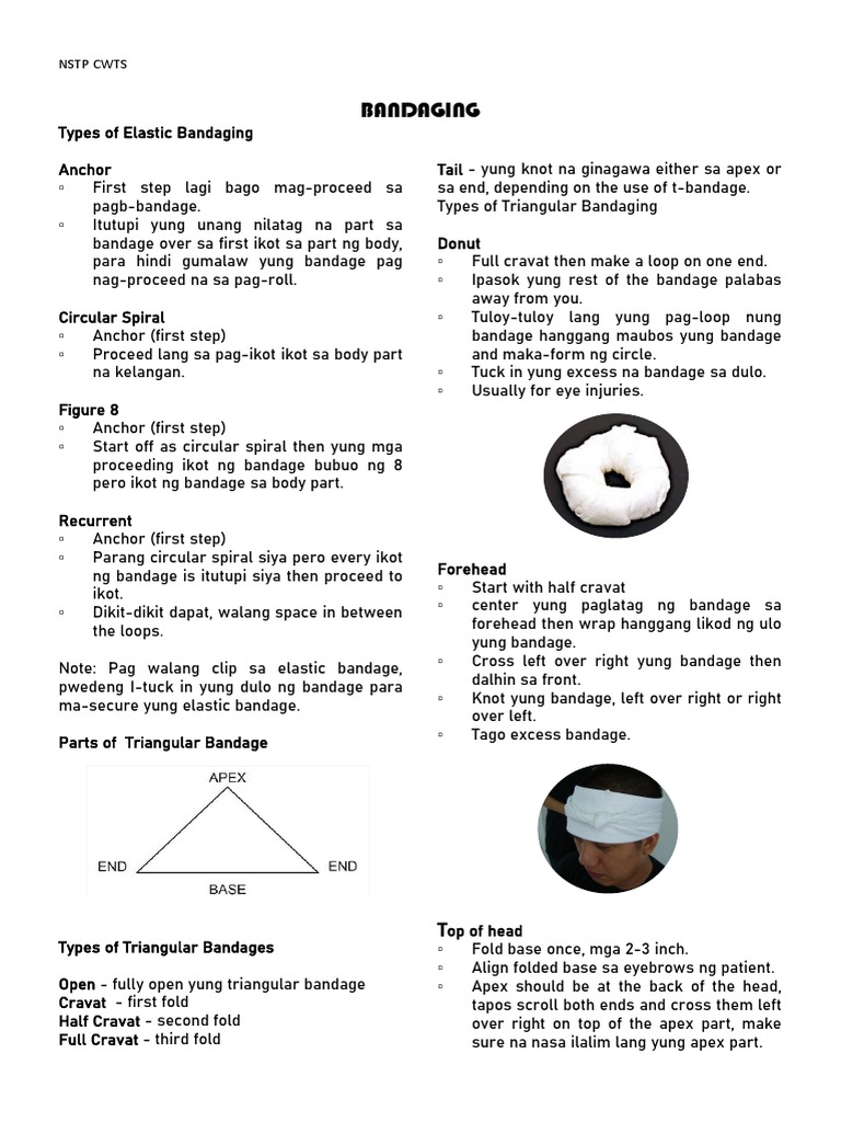 NSTP Bandaging PDF | PDF