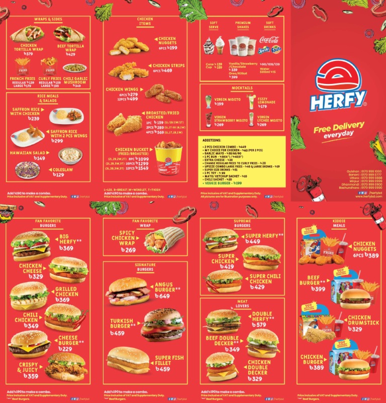 Herfy Menu | PDF
