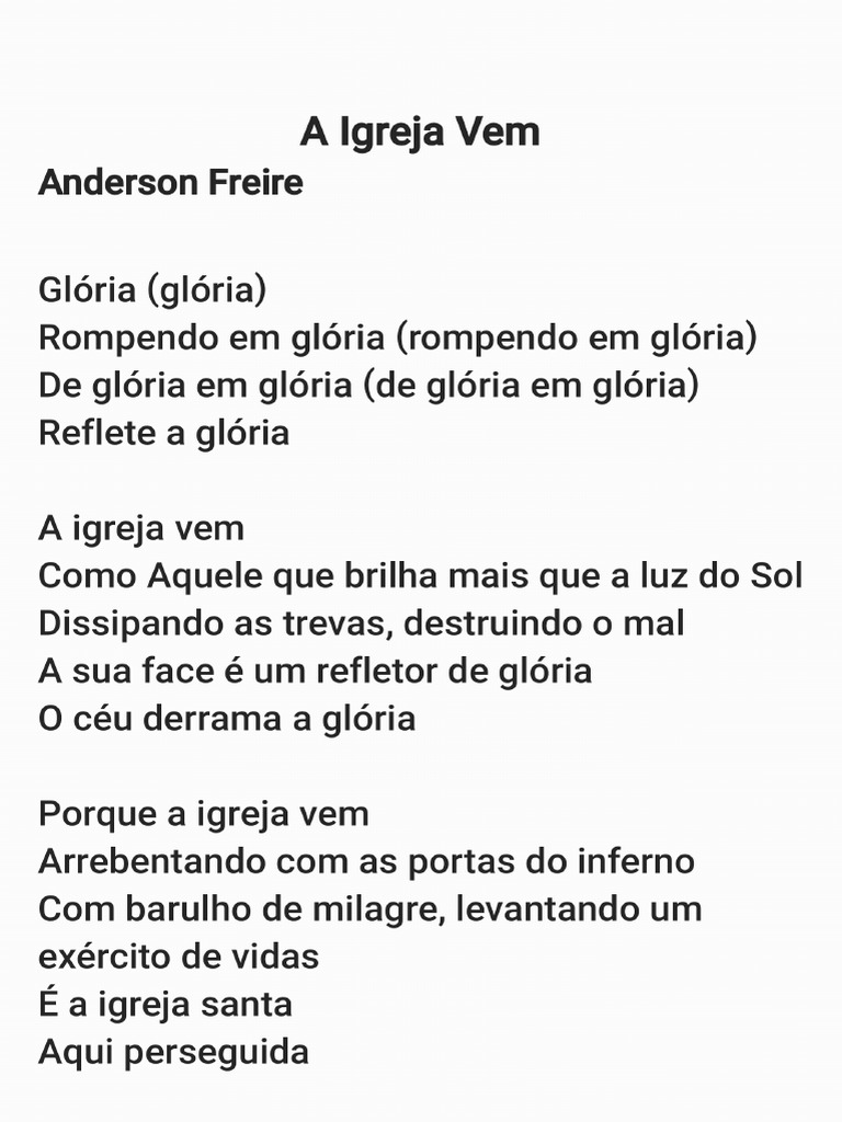 A Igreja Vem PDF | PDF