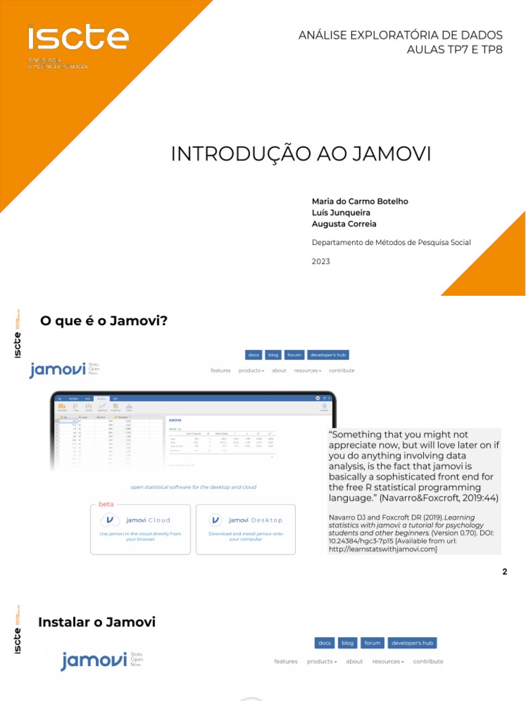 Tutorial de Jamovi para Iniciantes | PDF