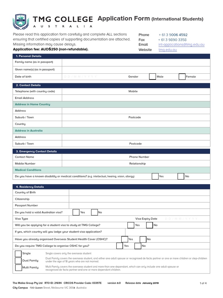 Application Form - TMG | PDF | Travel Visa | Government