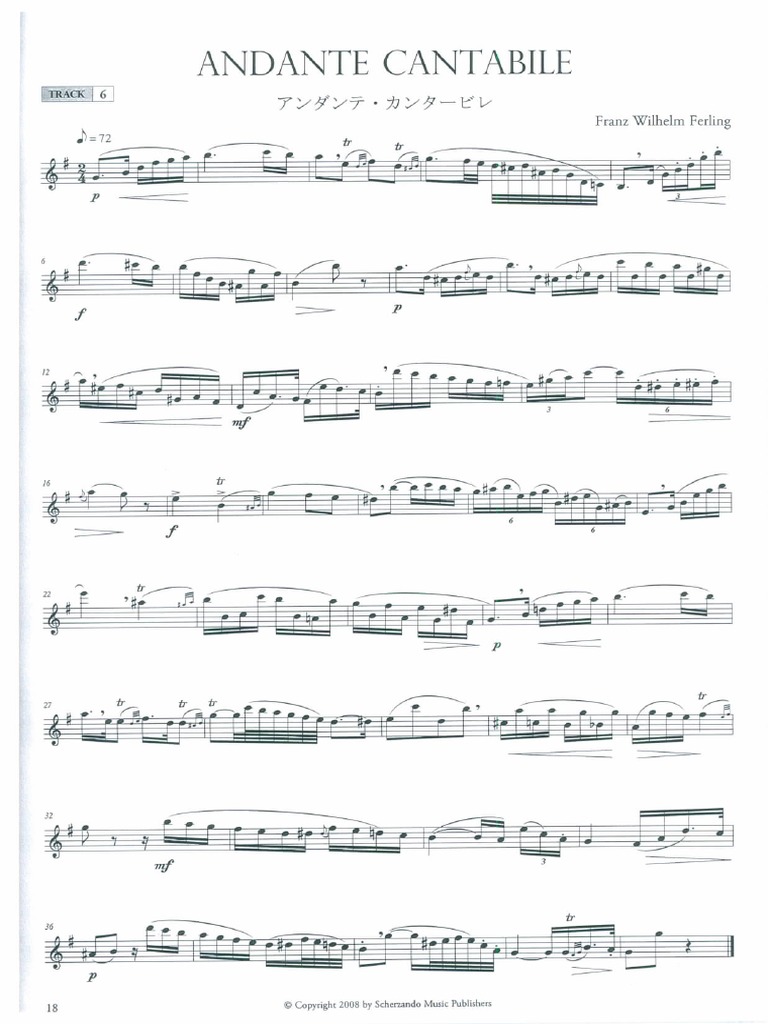 Nobuya Sugawa - Selected Ferling Etudes (Eb) - Nobuya Sugawa - Selected ...