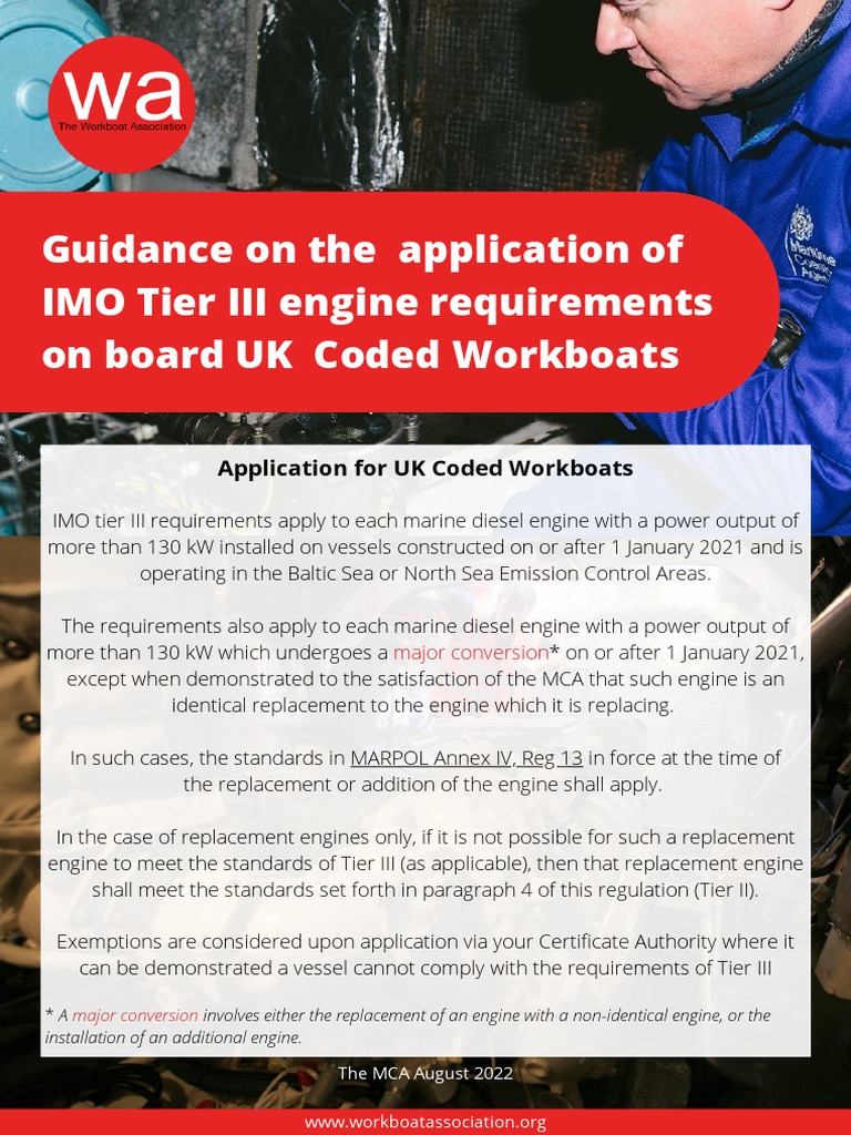 Guidance On The Application of The IMO Tier III Regulation On UK COded ...