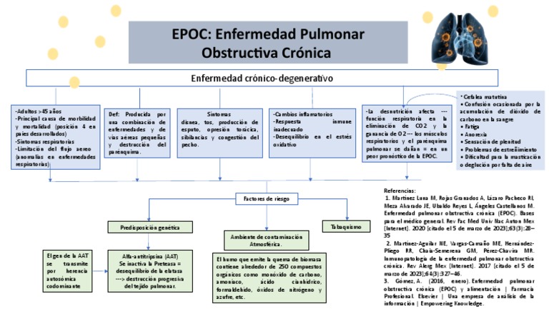 EPOC | PDF | Enfermedad pulmonar obstructiva crónica | Pulmón