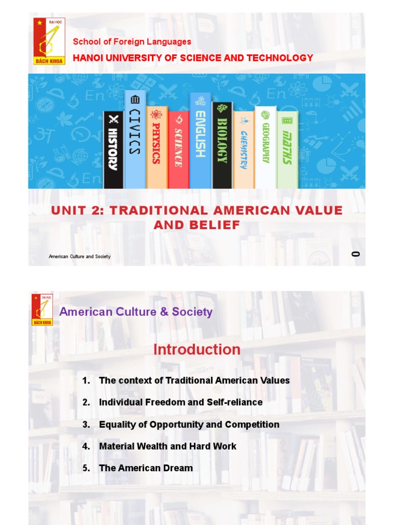 Traditional American Values Explained | PDF | Individualism | Society