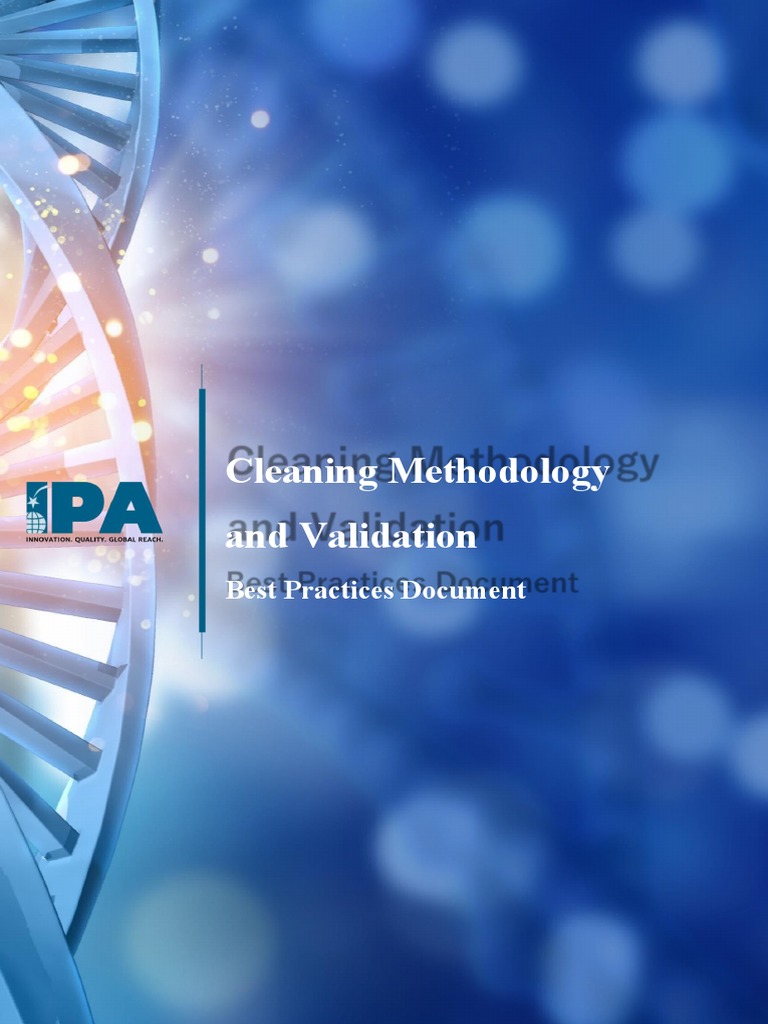 Ipa Cleaning Methodology and Valodation | PDF | Verification And ...