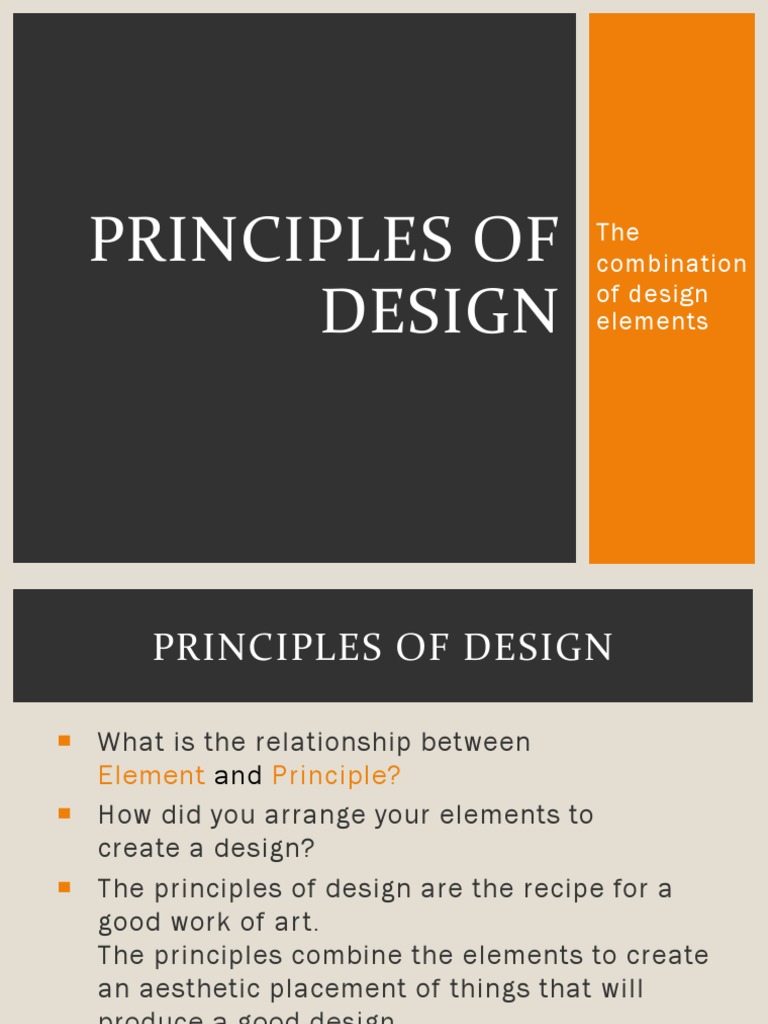 Principle of Design (Lec 4) | PDF | Composition (Visual Arts) | Symmetry