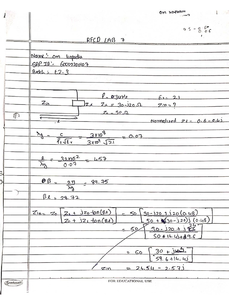 RFCD Lab 7 PDF | PDF