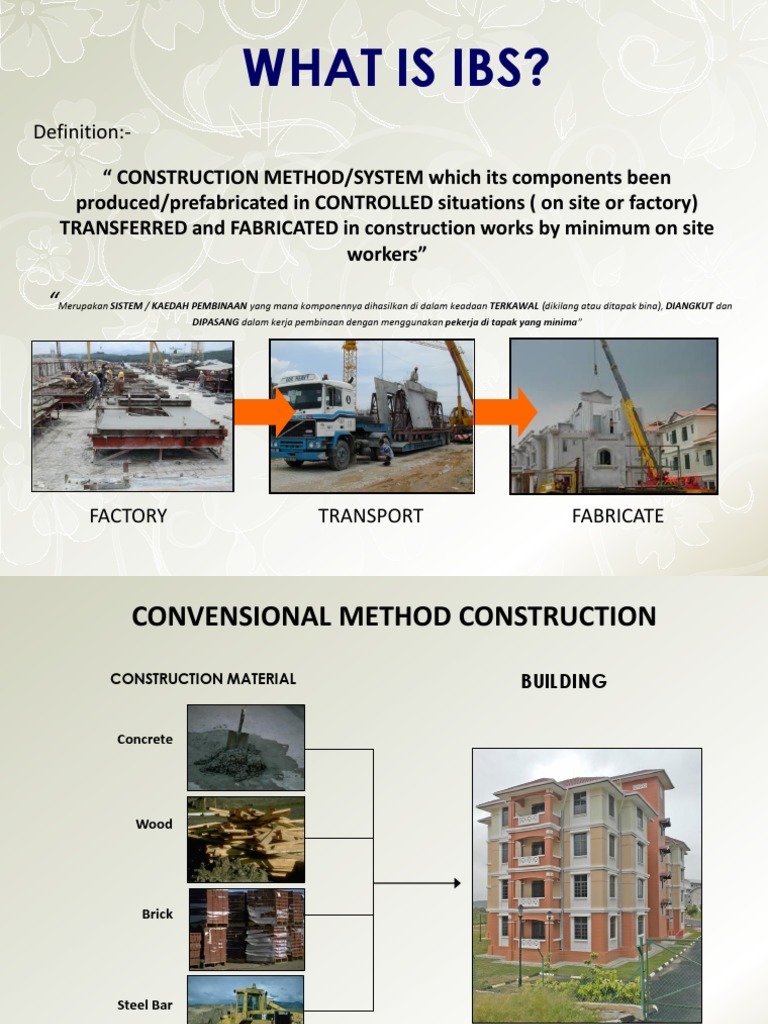 Ibs Topic 1 | PDF | Precast Concrete | Concrete