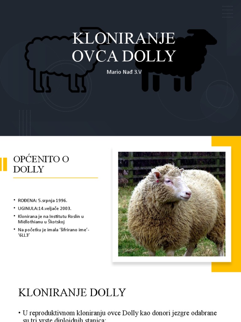 Kloniranje-Ovca Dolly | PDF Kloniranje-Ovca Dolly | PDF