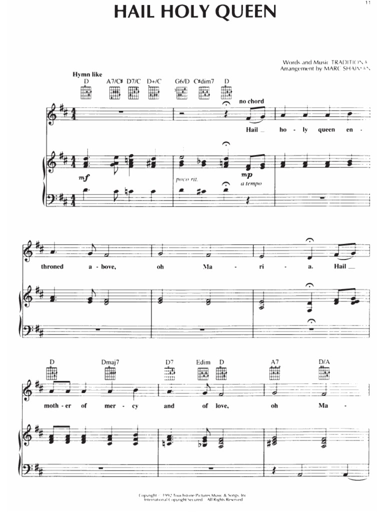 Hail Holy Queen | PDF