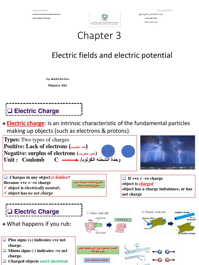 Electric Fields and Electric Potential Final Edition | PDF | Electric ...
