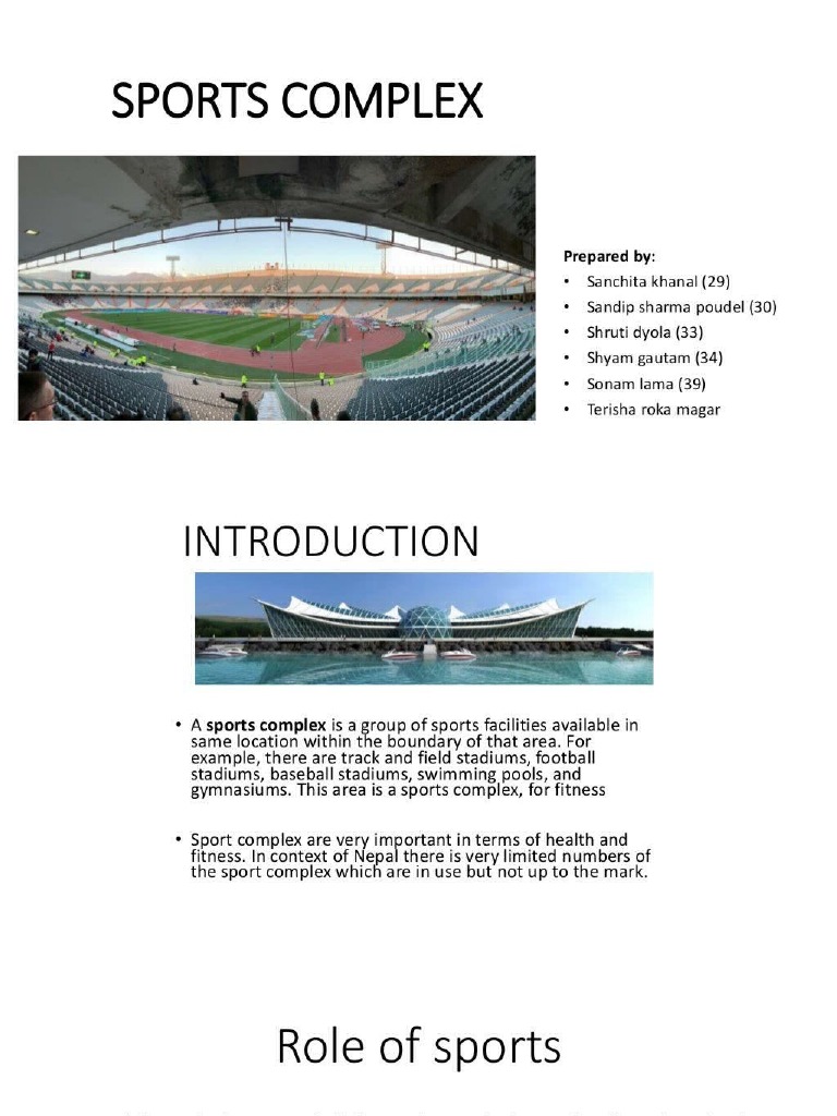 Sports Complex 238571325 | PDF