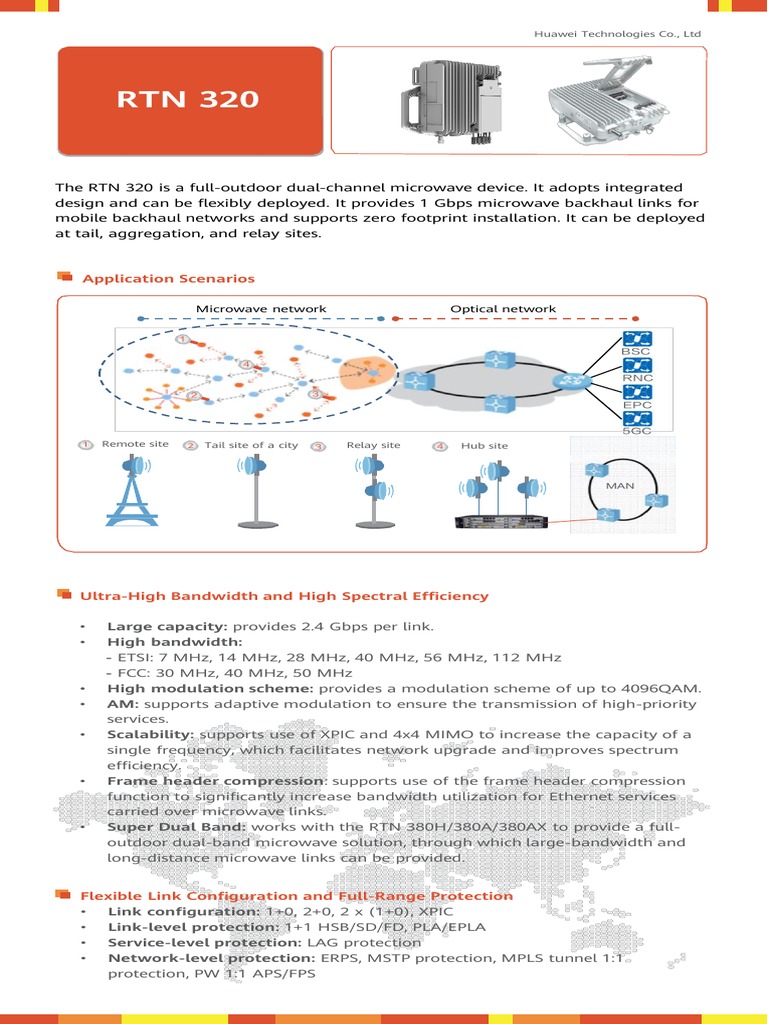 RTN 320 Brochure | PDF | Wireless Lan | Telecommunications Engineering