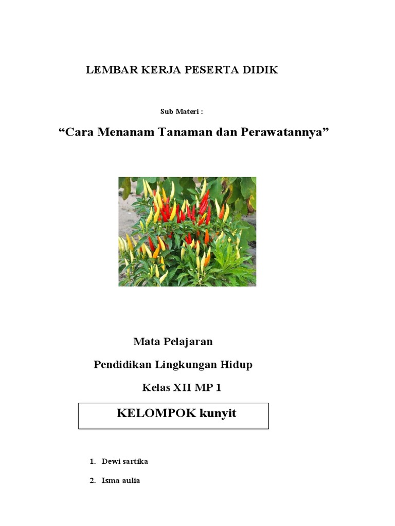 Praktek PLH.docx | PDF