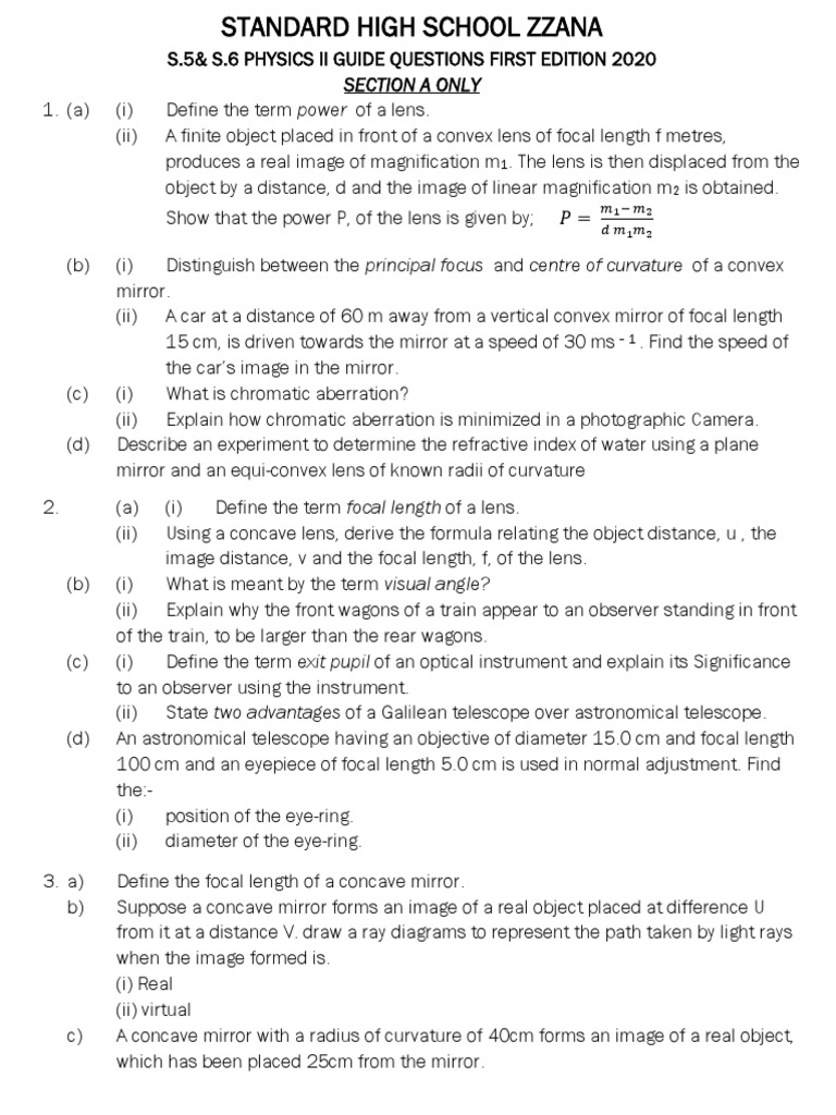A Level Physics 2 Questions | PDF | Inductance | Magnetic Field