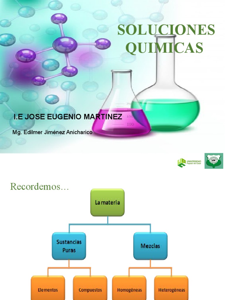 Guía de Soluciones Químicas | PDF | Concentración | Mole (Unidad)