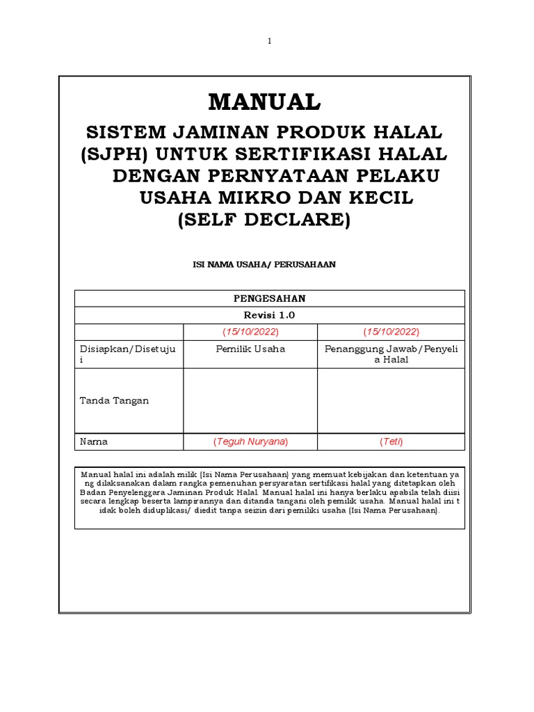 Manual_SJPH_self_Declare_Final_(Format_utk_PU)_(1)[1] | PDF