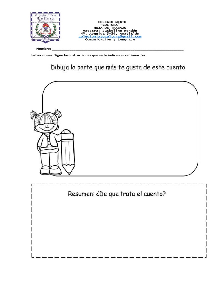 Hojas de Trabajo Comunicacion y Lenguaje | PDF | Lingüística